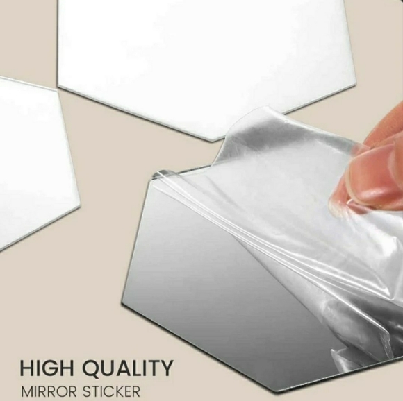 Accents | 222 New Self Adhesive Wall Mirror Sets | Poshmark